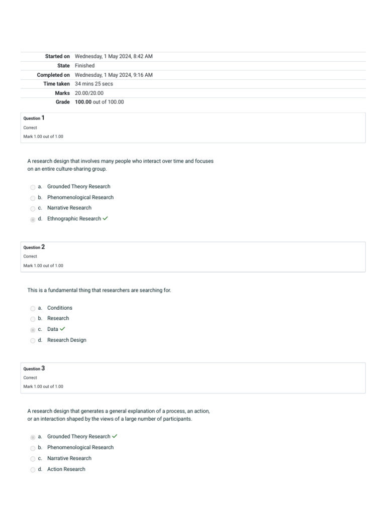 Performance Task 1 - Attempt Review | PDF | Methodology | Sampling ...