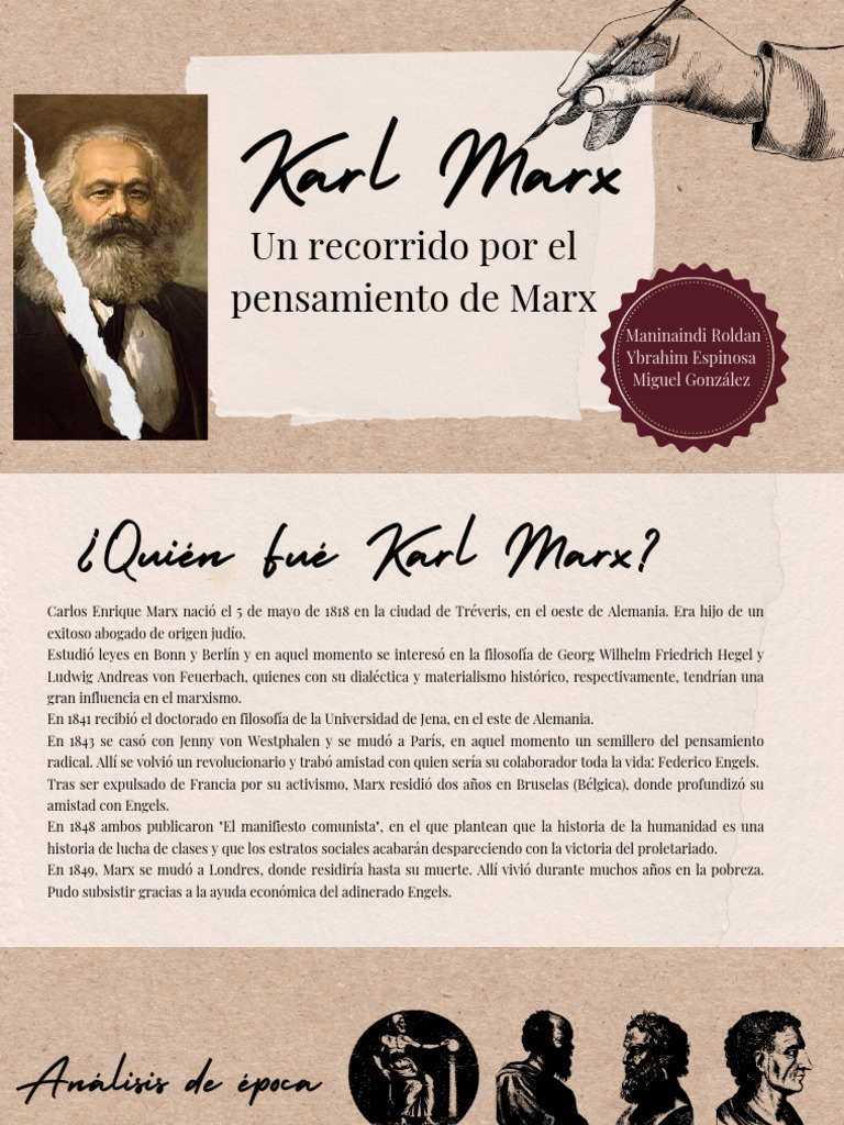 Vida y legado de Karl Marx | PDF | Karl Marx | Comunismo
