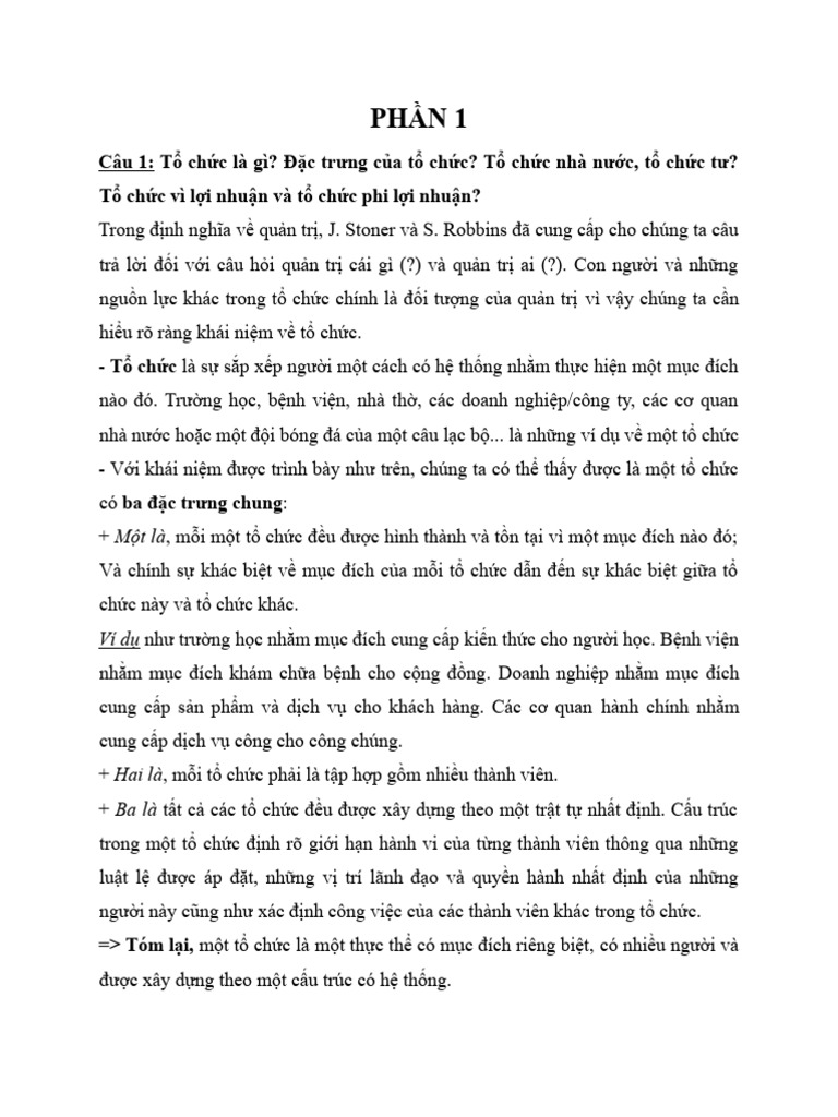 PHẦN 1 QTH | PDF