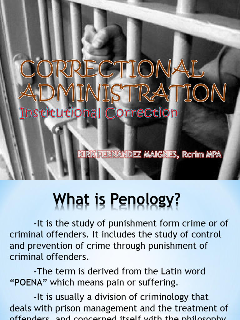 Correctional Administration 1 | Download Free PDF | Prison | Crimes