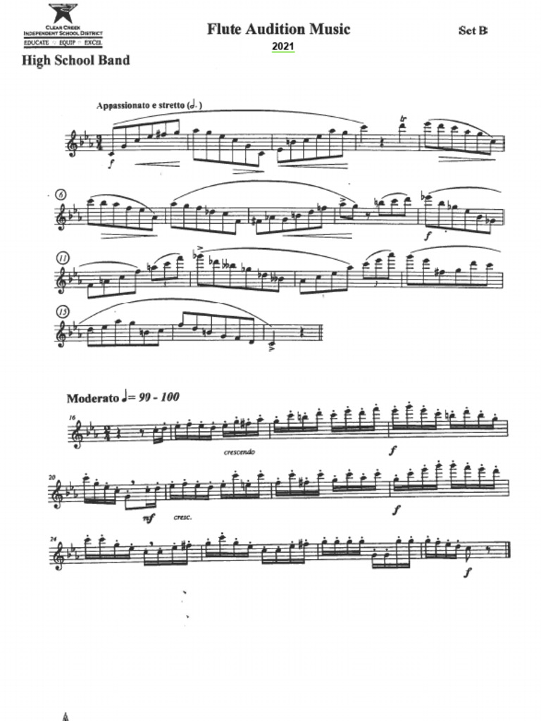 Audition Music | PDF