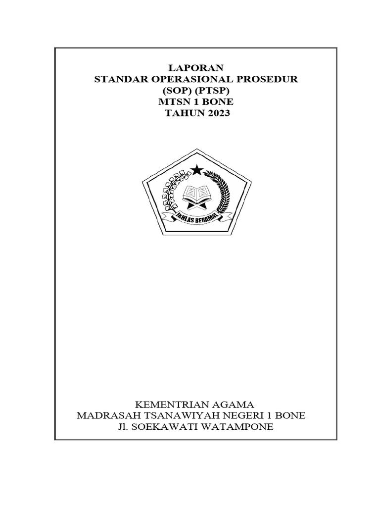 Sop PTSP | PDF | Bisnis | Pengelolaan Keuangan & Uang