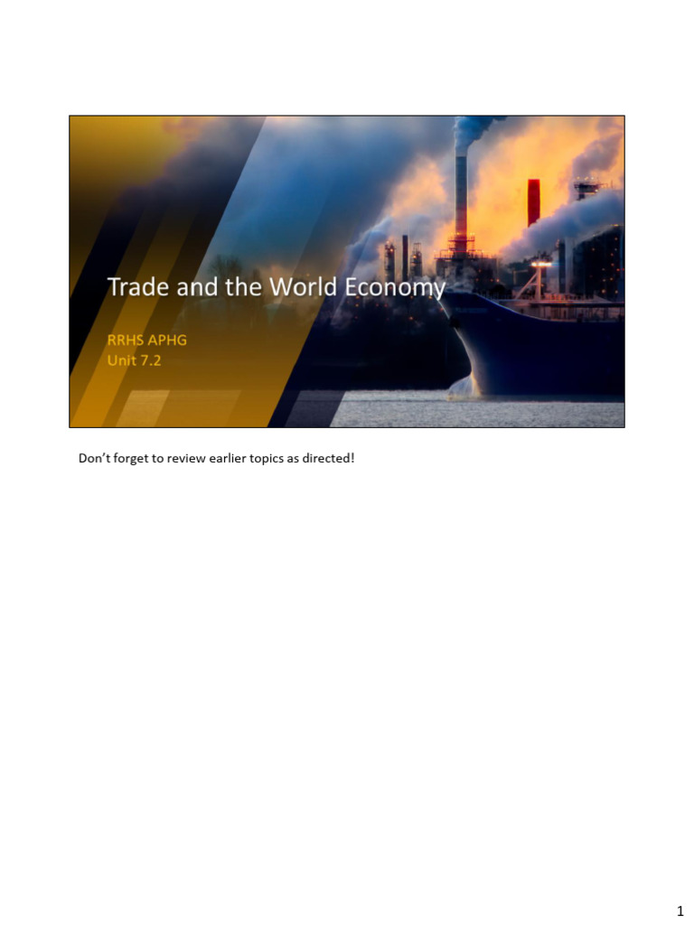 Global Trade, Labor, and Economics Insights | PDF | Cost Of Living ...