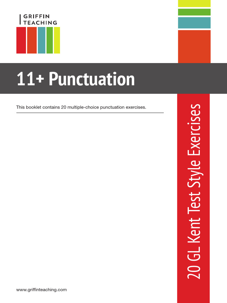 GT 11 Punctuation gvz7qx | PDF | Punctuation | Comma