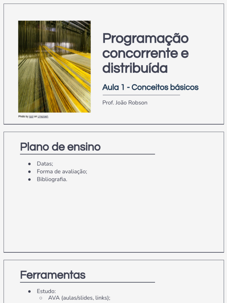 Programacao Concorrente e Distribuida (Conceitos Bases) | Download ... Programacao Concorrente e Distribuida (Conceitos Bases) | Download ...