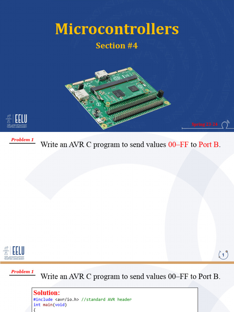 Microcontroller Section #4 (Autosaved) | PDF | Software Development | Computing