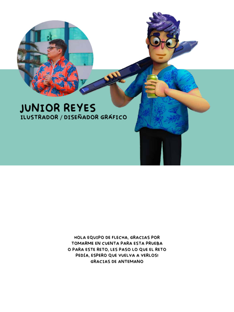 Reto Diseñador Grafico JR - Flecha - Junior Reyes Ramirez | PDF | Salud ...