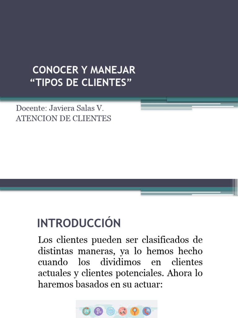 Tipos De Clientes Y Cómo Atenderlos Pdf