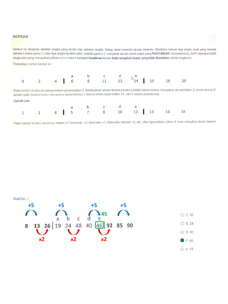 40-Pembahasan Fr Soal Asli Number Sequence Bumn 2023 (Batch 3) | PDF