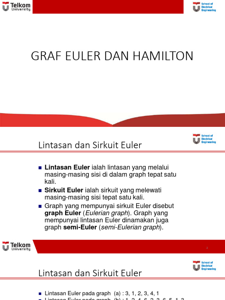 Perbandingan Graf Euler dan Hamilton | PDF