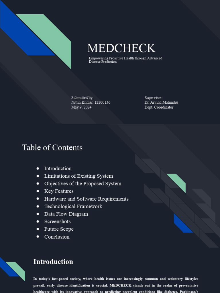 MEDCHECK | PDF | Machine Learning | Usability