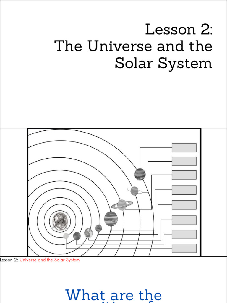 The Origin of The Solar System | PDF | Solar System | Sun