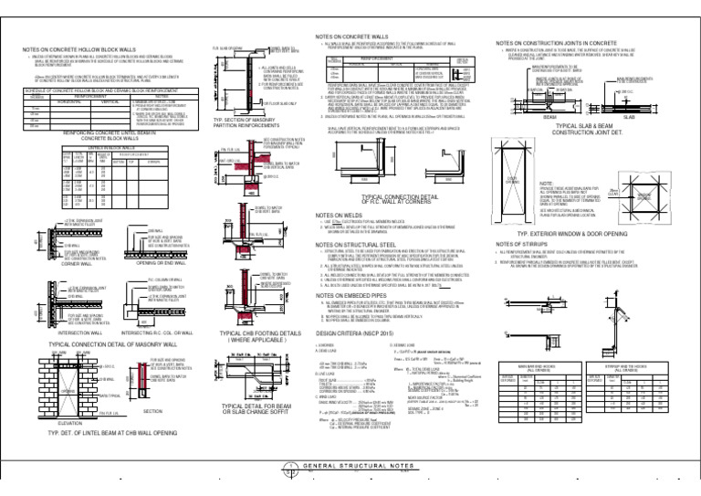 General Structural Notes Page 2 | Download Free PDF | Structural Steel ...