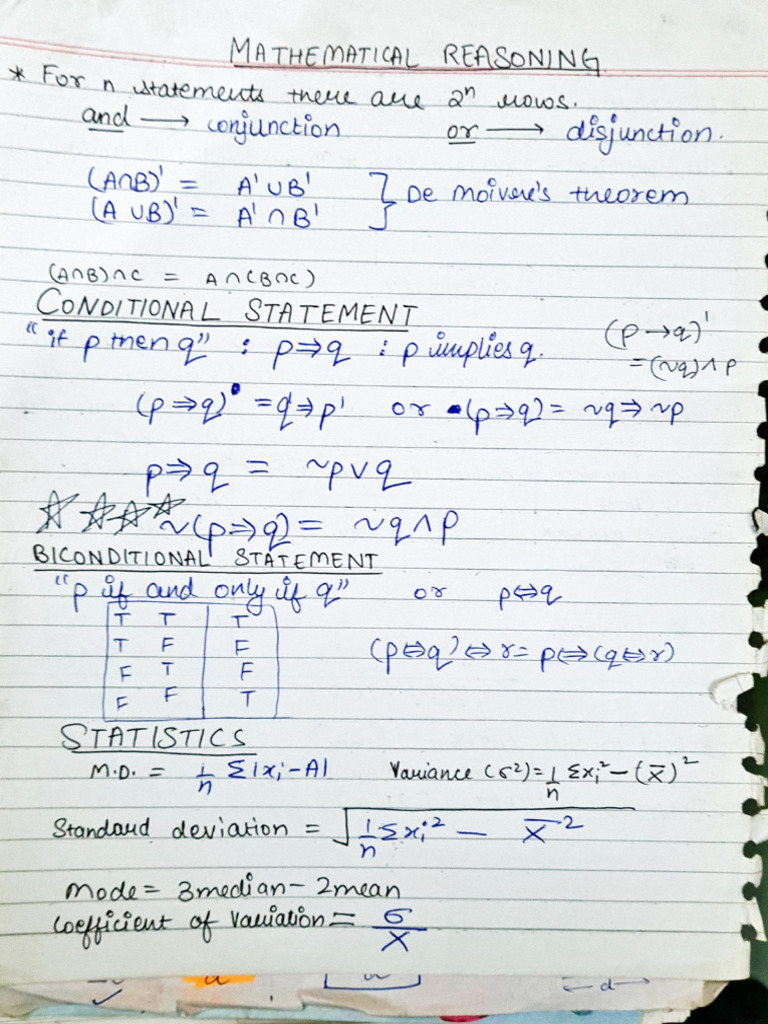 Maths Reasoninh and Stats | PDF