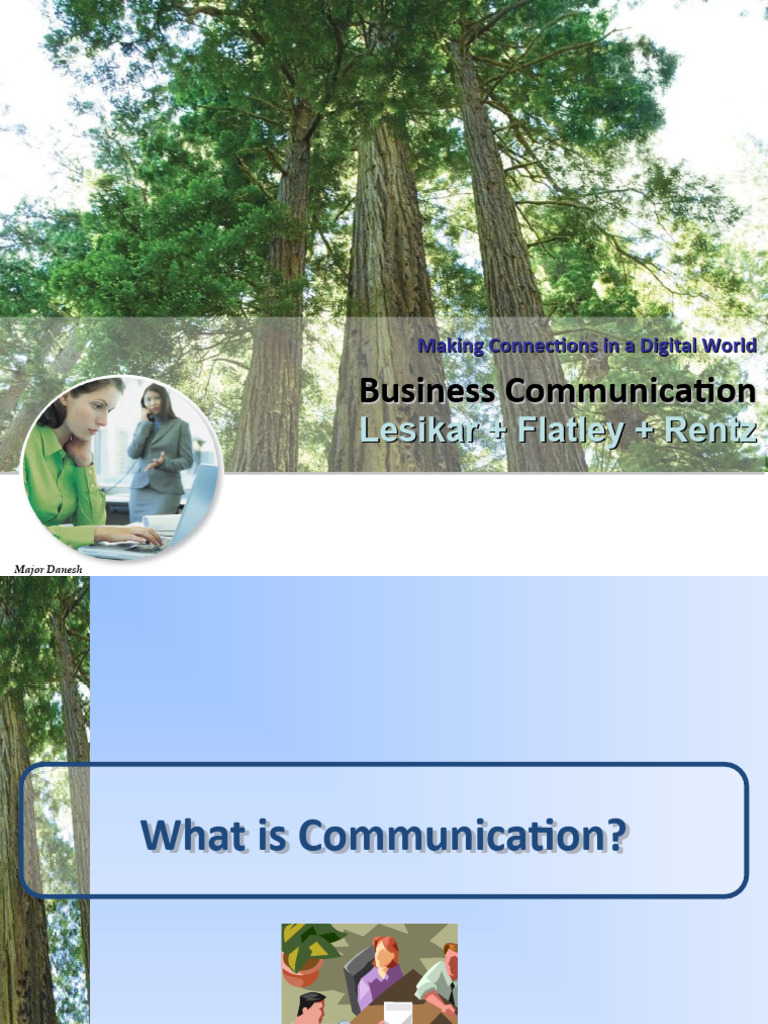 ,ch-1, BSN CMM, Lesikar, Mist | PDF | Communication | Human Communication