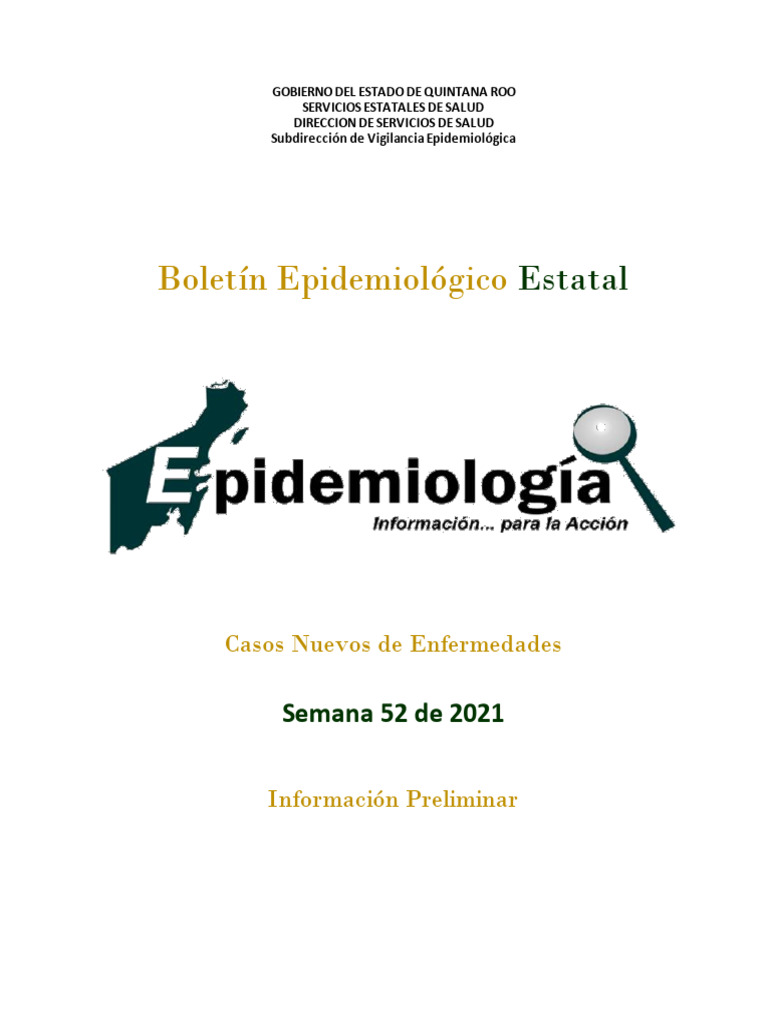 Boletin Estatal Cierre 2021 | PDF | Causas de la muerte | Cuidado de la ...
