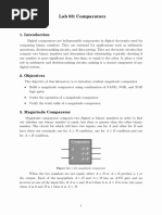 1 Bit Comparator Procedure PDF | PDF