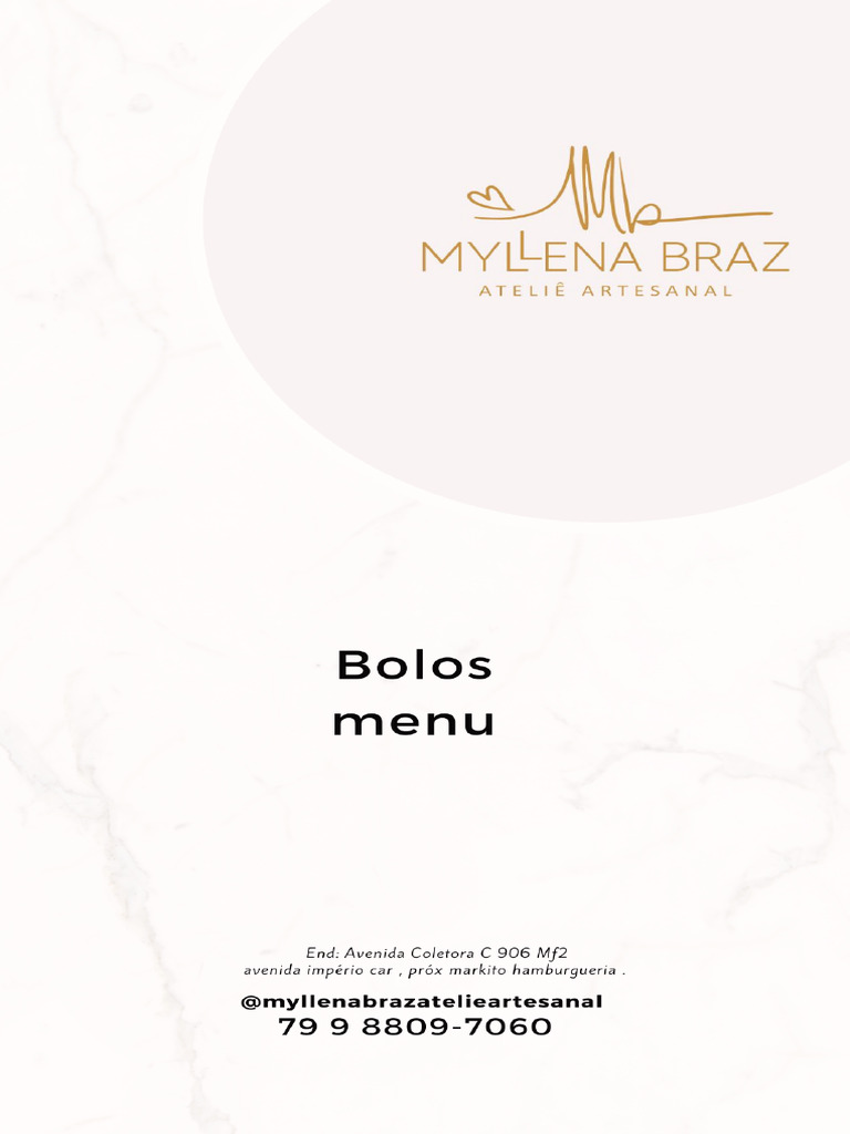 Menu bolo | PDF