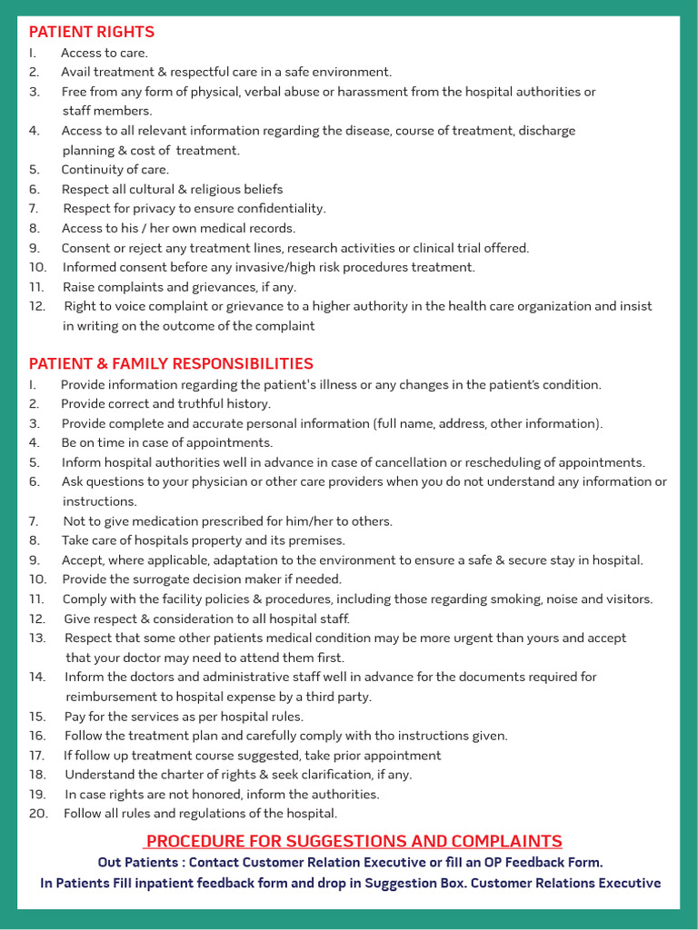 00000844-Nabh Signage English A4 Size | PDF | Patient | Hospital