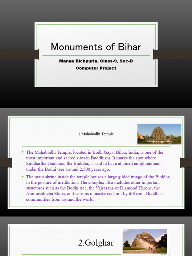 Historical Monuments of Bihar | PDF | Indian Religions | Indian Philosophy