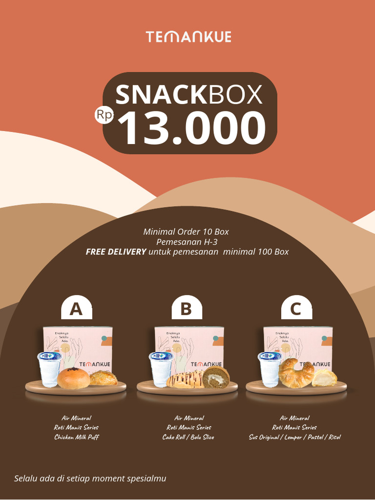 Snackbox Spesial untuk Acara Anda | PDF