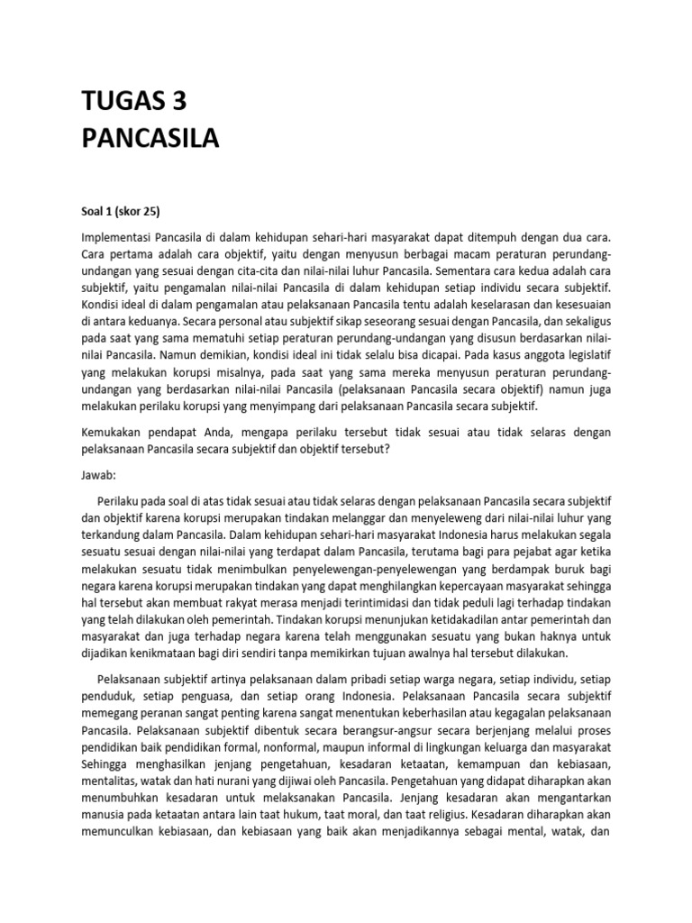 Tugas 3 Pancasila - Muhammad Taufik Akbar | PDF | Karier & Perkembangan | Politik