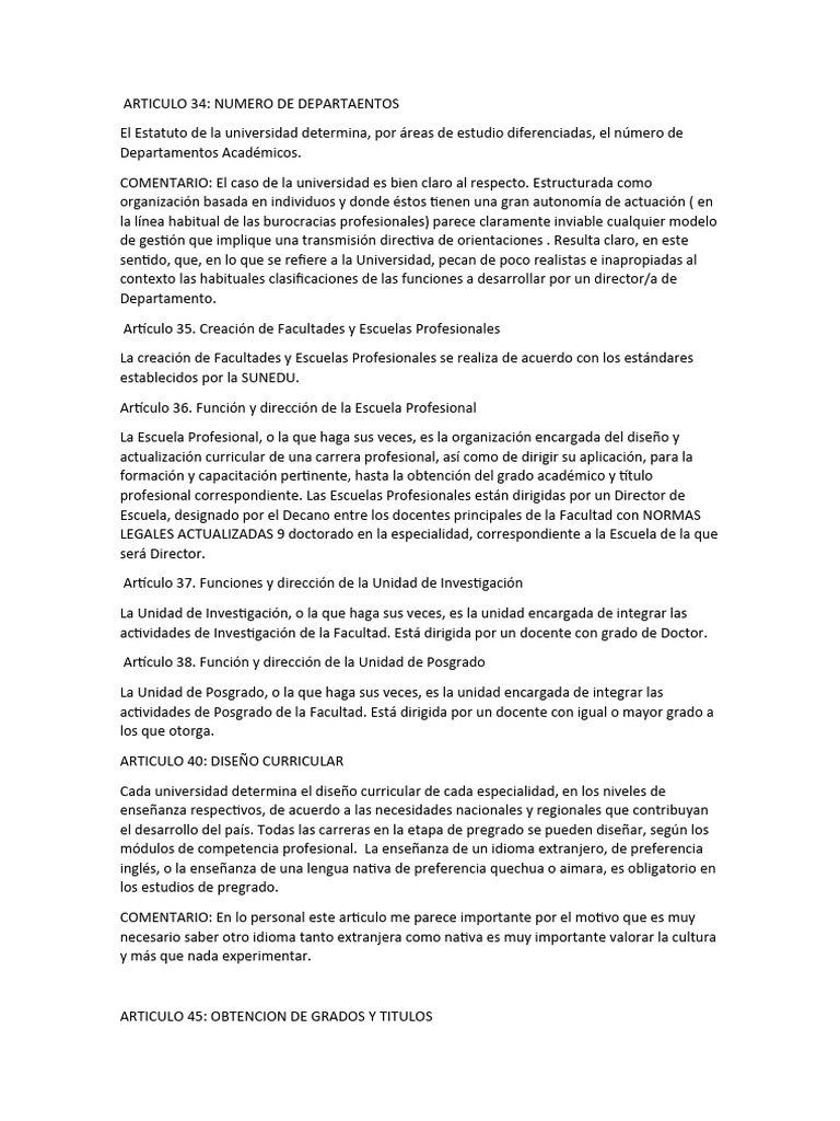 Articulo 34 | Descargar gratis PDF | Titulo academico | Votación