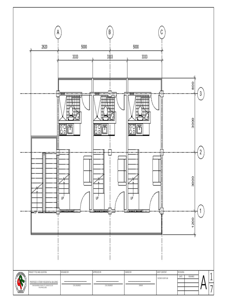 Proposed 3 Storey Residential Plan | PDF | Structural Engineering ...