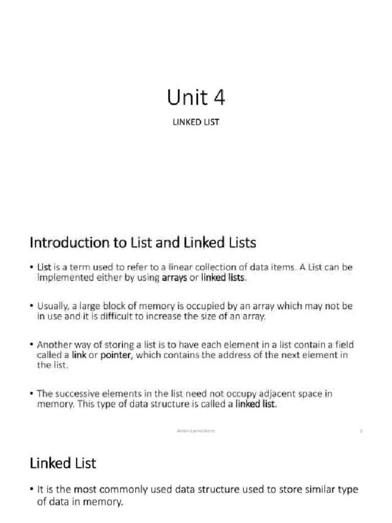 Linked List 63790316 | PDF