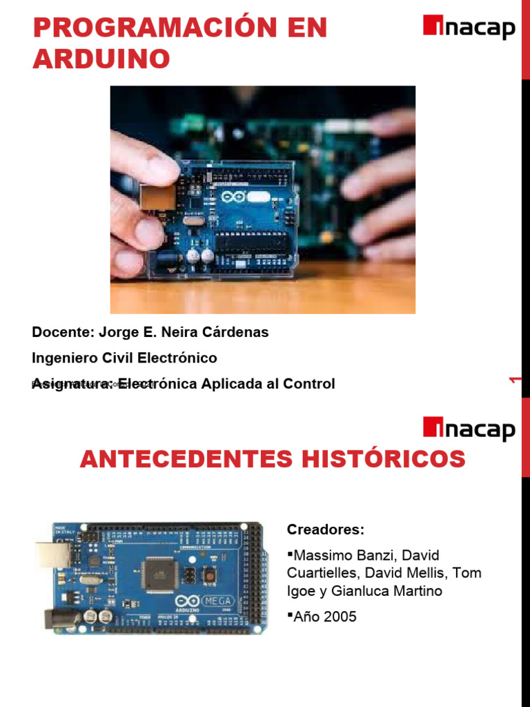 Taller - Arduino Inacap 60A | PDF