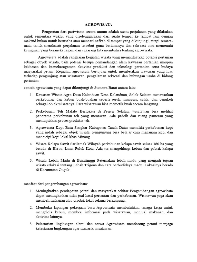AGROWISATA Kak Ri | PDF | Teknologi & Rekayasa