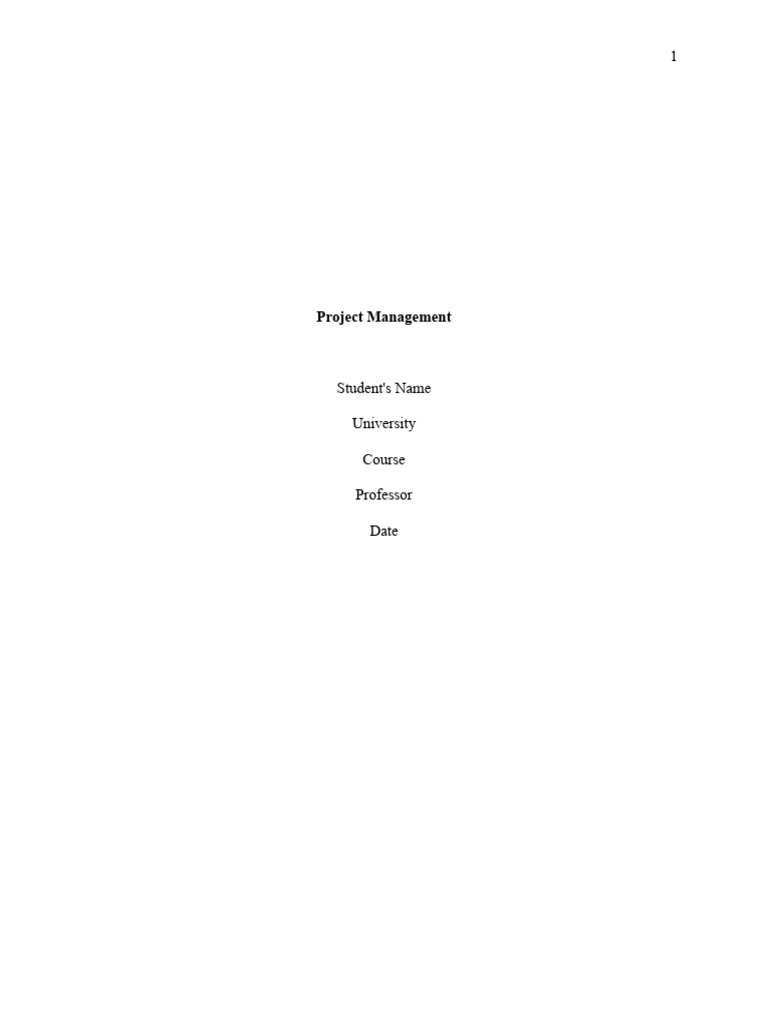 Project Managment | PDF | Project Management | Business Project Managment | PDF | Project Management | Business