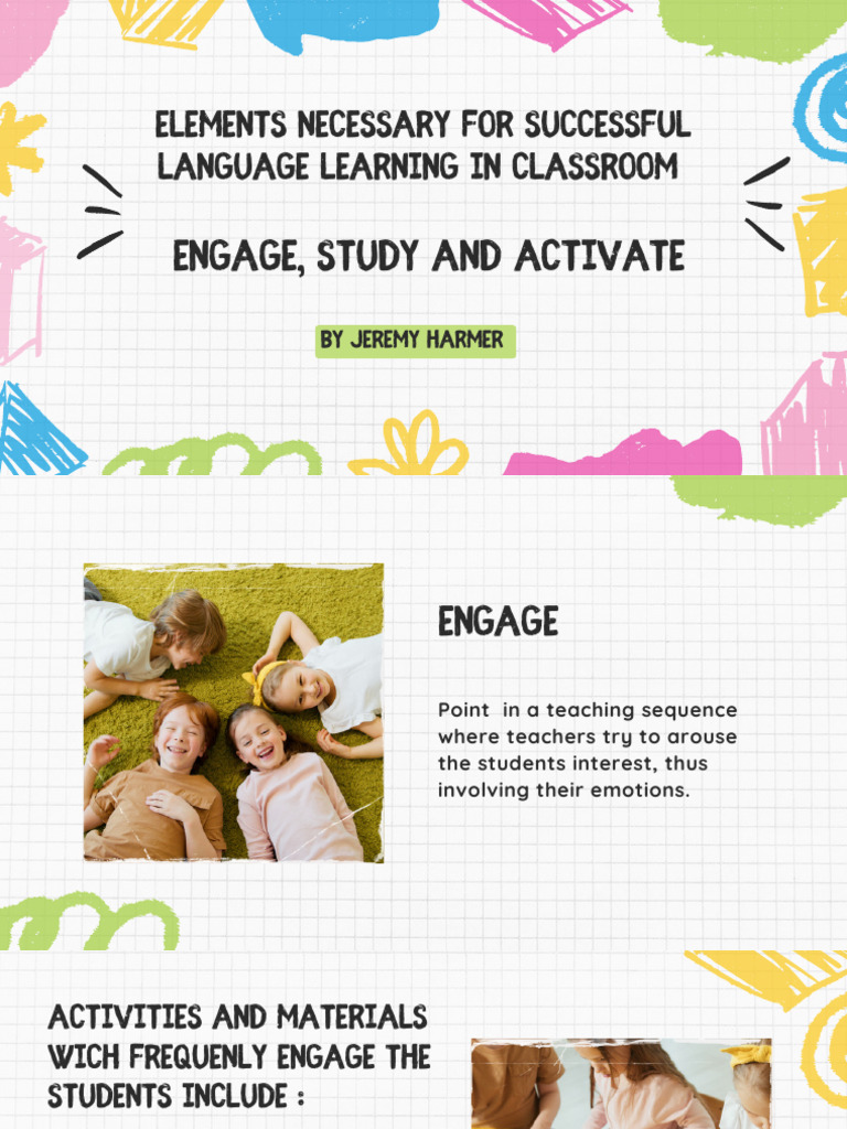 Engage, Study and Activate Harmer | PDF