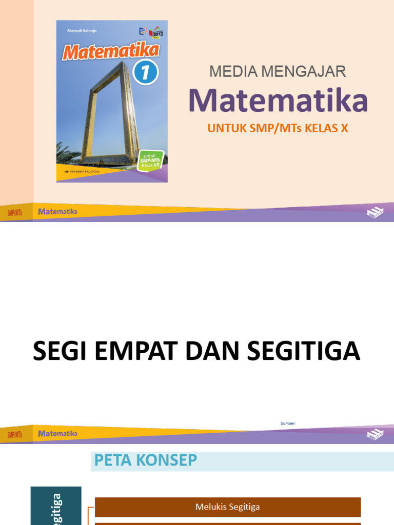 Matematika Kelas 7 BAB 8 Segi Empat Dan Segitiga | PDF