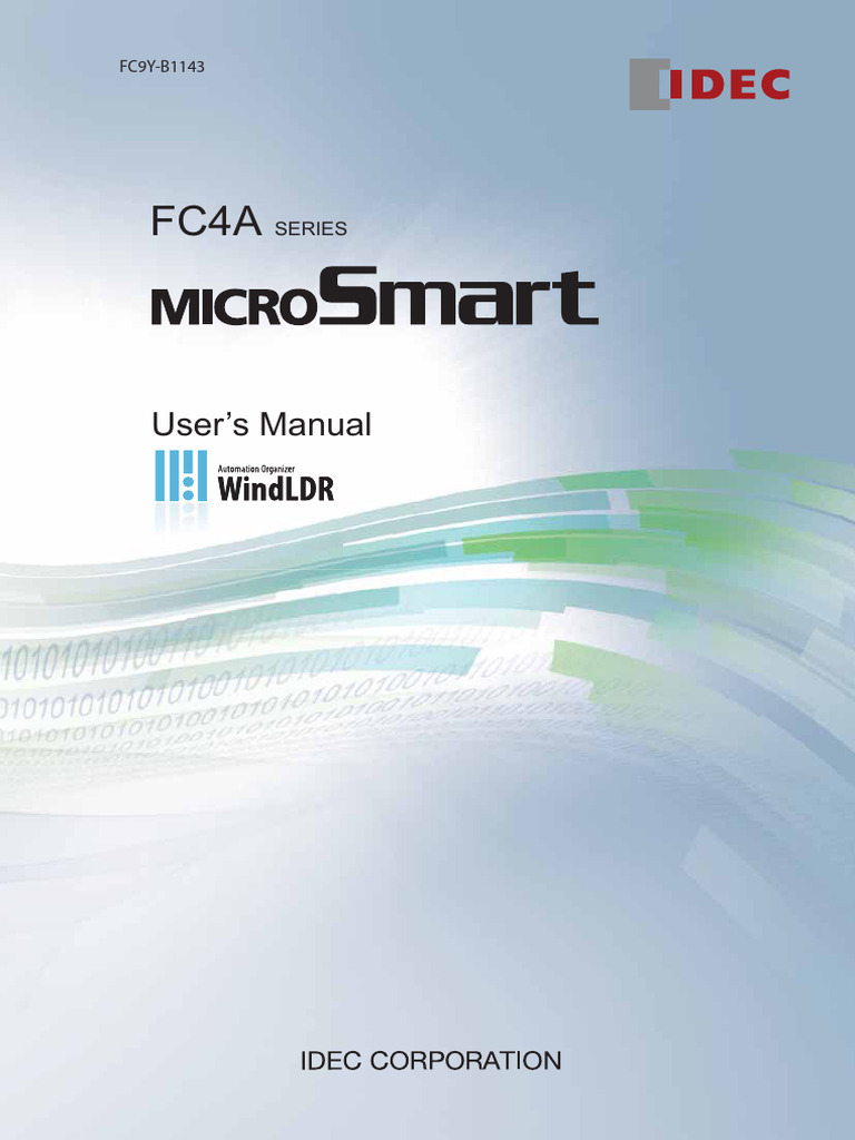 User Manual FC4A Idec | PDF | Input/Output | Computer Program