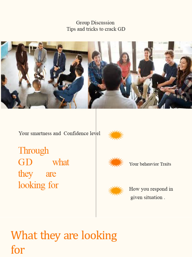 Group Discussion Tips and Tricks | PDF | Communication | Human Communication