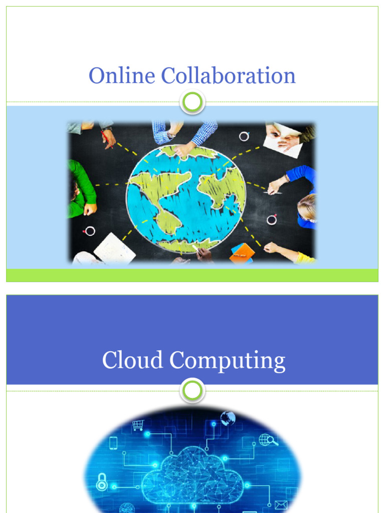 3 - Online Collaboration - Cloud Computing & Google Drive & Google Docs | PDF | Cloud Computing ...