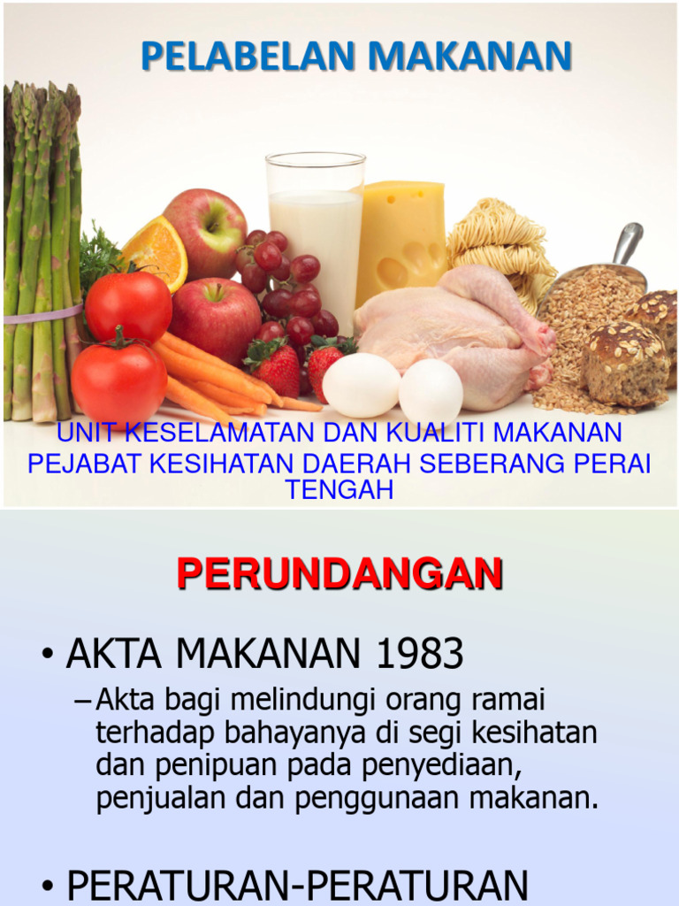 Pelabelan Makanan | PDF