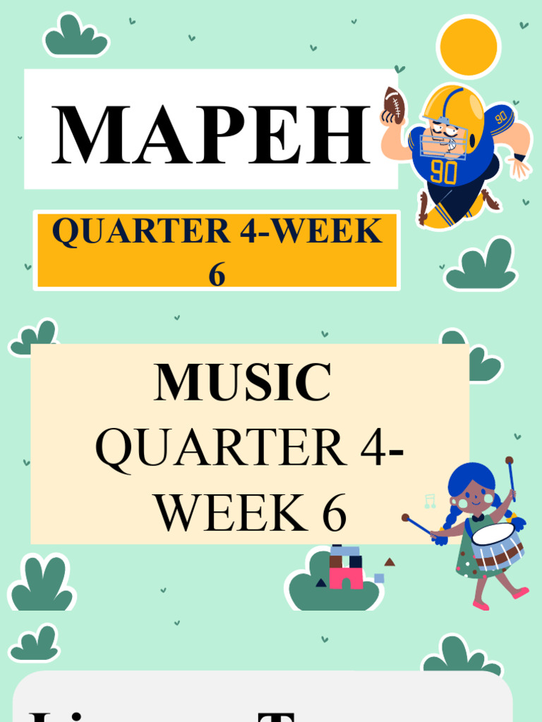 Mapeh Q4 Week 6 | PDF