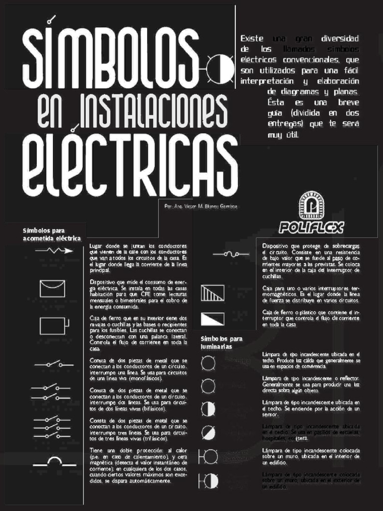 Simbolos en Inst. Elect. | PDF | Cambiar | Bienes manufacturados