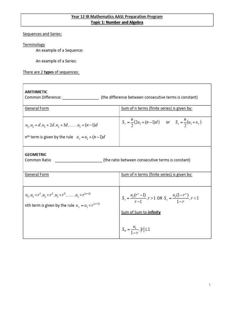IB AASL Exam Prep Lecture 1 | PDF | Quadratic Equation | Logarithm