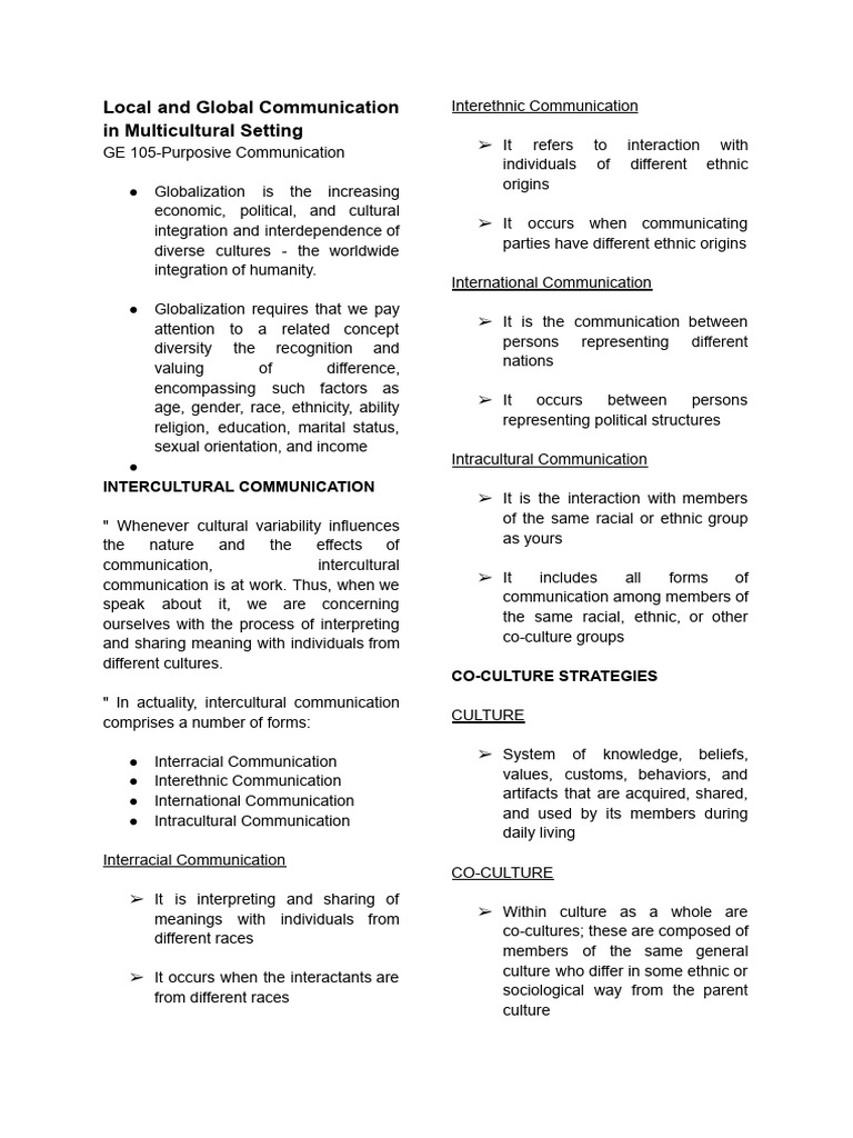Multicultural Communication Strategies | PDF | Stereotypes | Semiotics