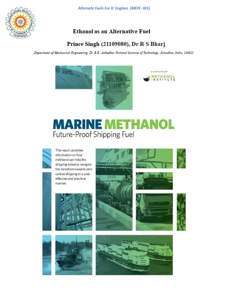Assignment Methanol | PDF | Methanol | Fuels