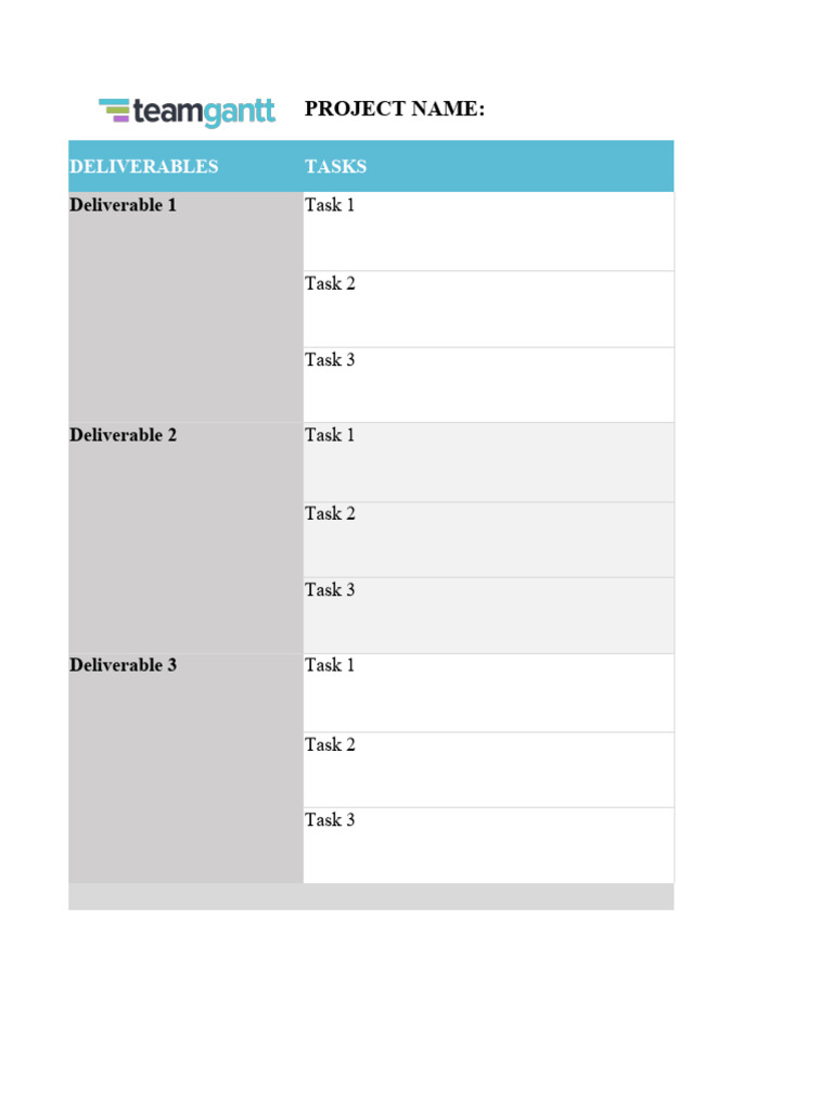 6399f801cbe954330a6f672e - TeamGantt Work Breakdown Structure ...