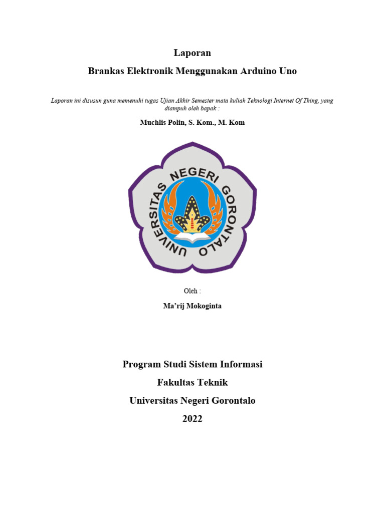 Laporan IOT | PDF