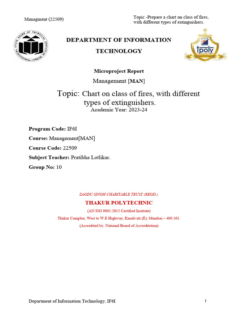 OSY MICROPROJECT REPORT | PDF | Fires | Combustion