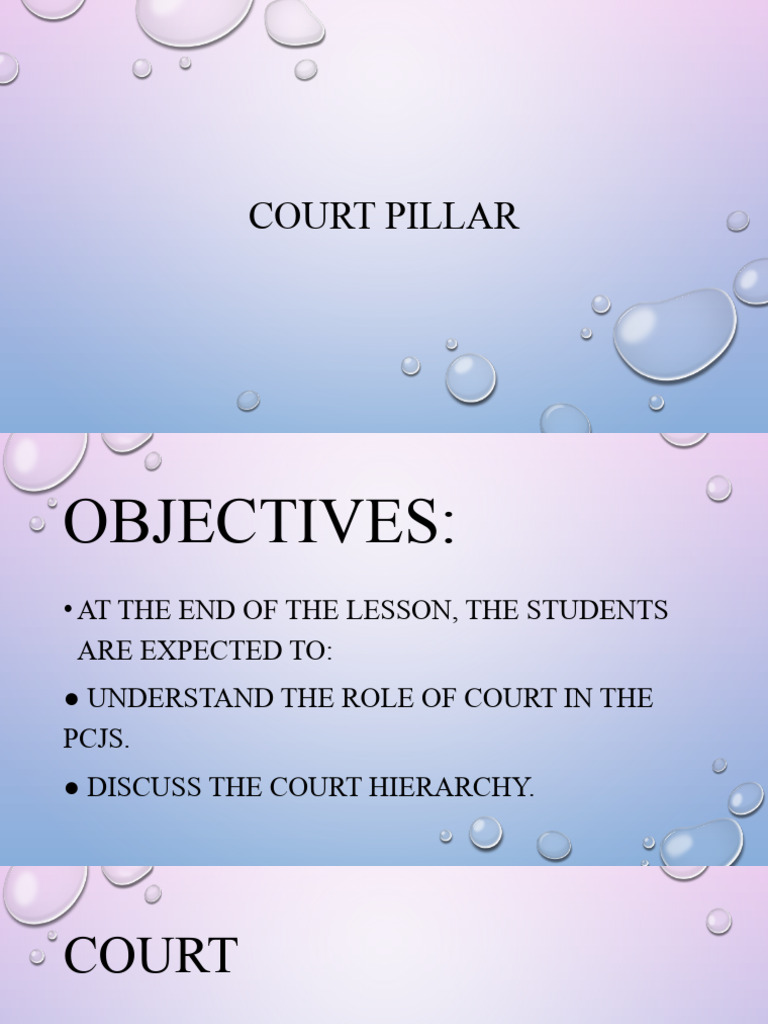 CLJ - Court Pillar | PDF | Plea | Supreme Courts