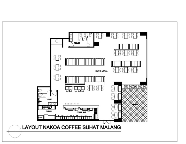 Layout Nakoa Coffee Suhat Malang | PDF