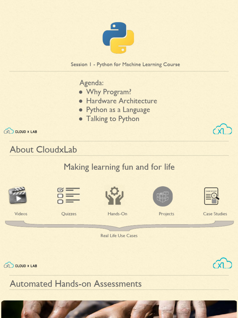 01 Python for Machine Learning - Python Introduction | PDF | Python ... 01 Python for Machine Learning - Python Introduction | PDF | Python ...