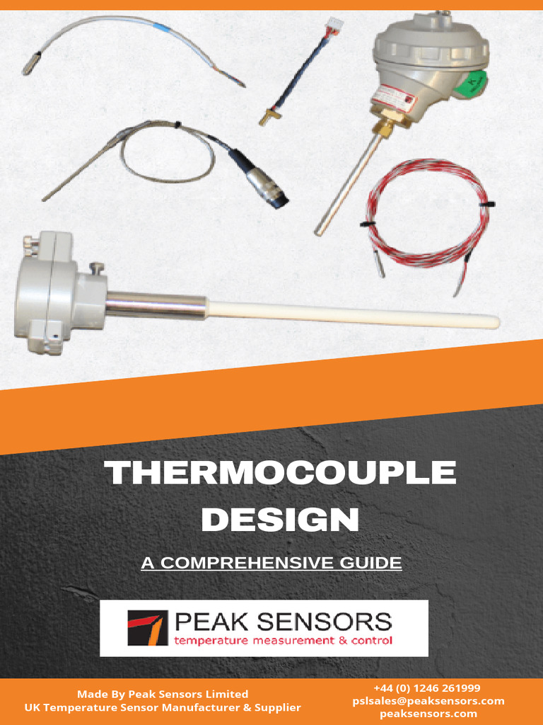 Thermocouple Design Guide | PDF | Pipe (Fluid Conveyance) | Thermocouple